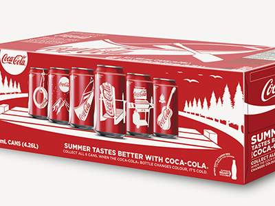Coke Packaging by Lucas on Dribbble