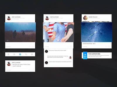 Simple UI PSD by Nick on Dribbble