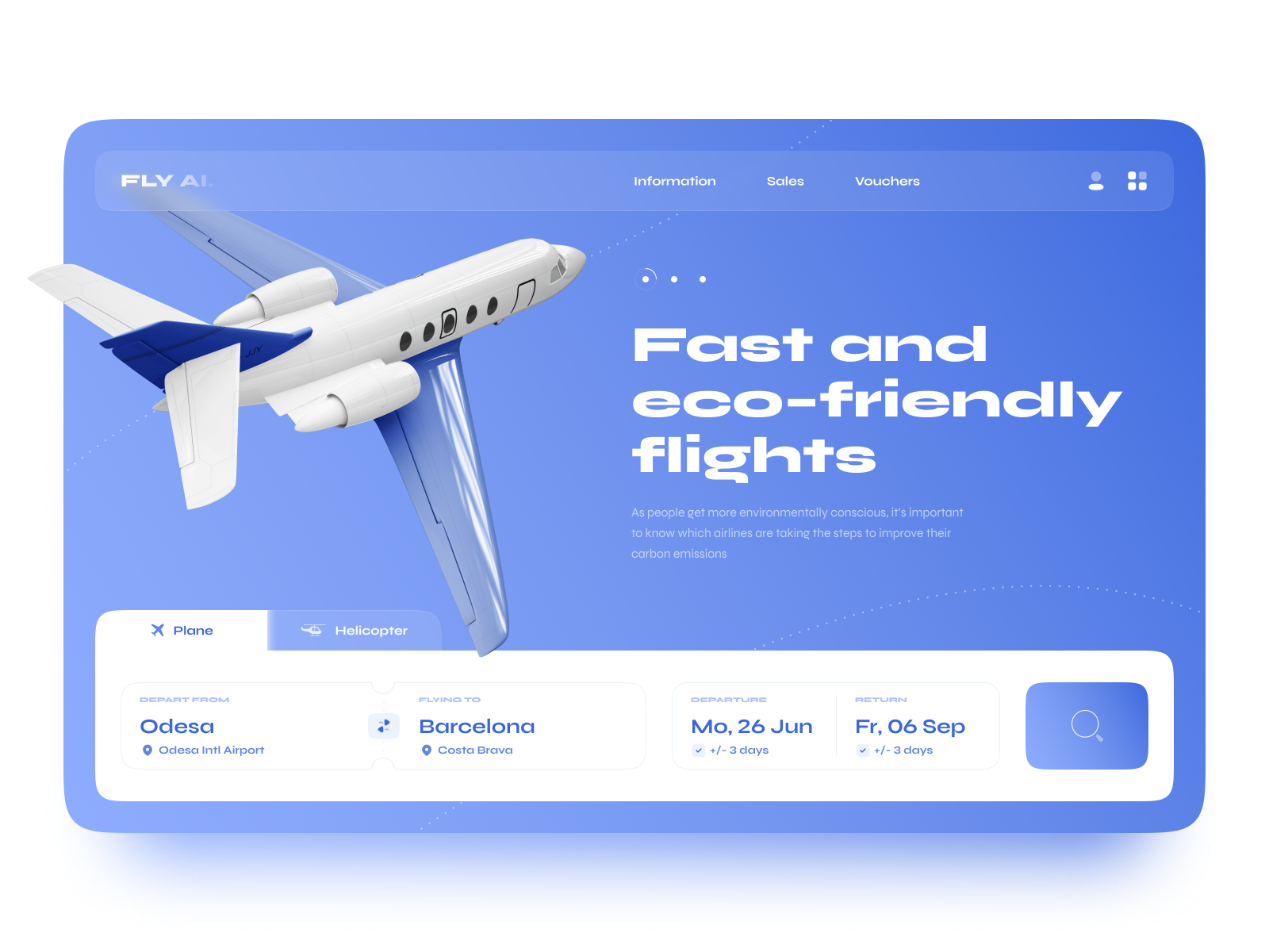 FLY AI. — New Generation Flights by Arsen Berezovsky on Dribbble