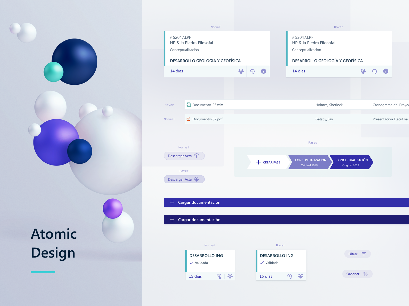 Dynamic App 📐 - Atomic Design by Melisa Hildt on Dribbble