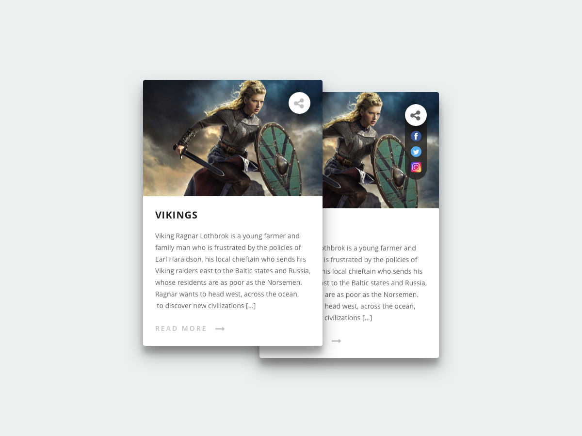 UI Challenge 010 Social Share by Ronald García on Dribbble