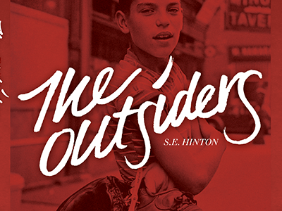 the outsiders book cover design by Erin Bakara on Dribbble