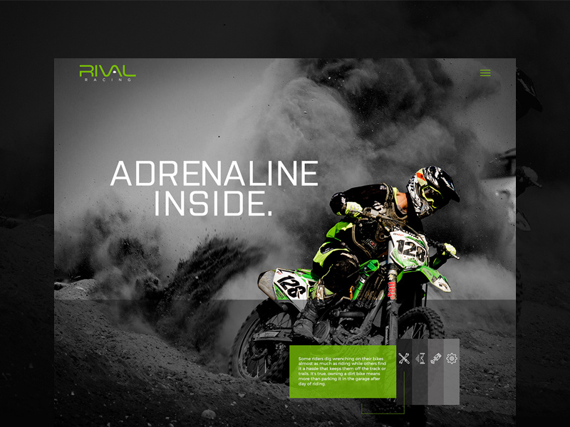 Rival Racing Web Design by Norlan Balazo on Dribbble