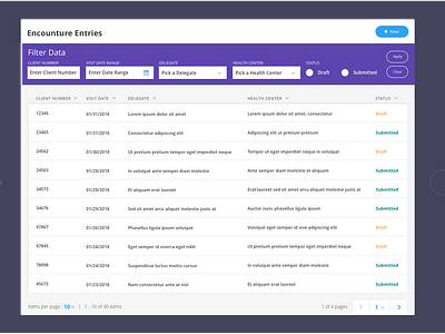 Health Care Admin Tablet by Stephanie Stocker on Dribbble