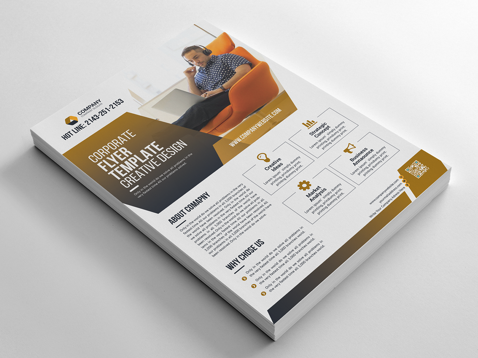 Corporate Business Flyer by Md. Moniruzzaman on Dribbble