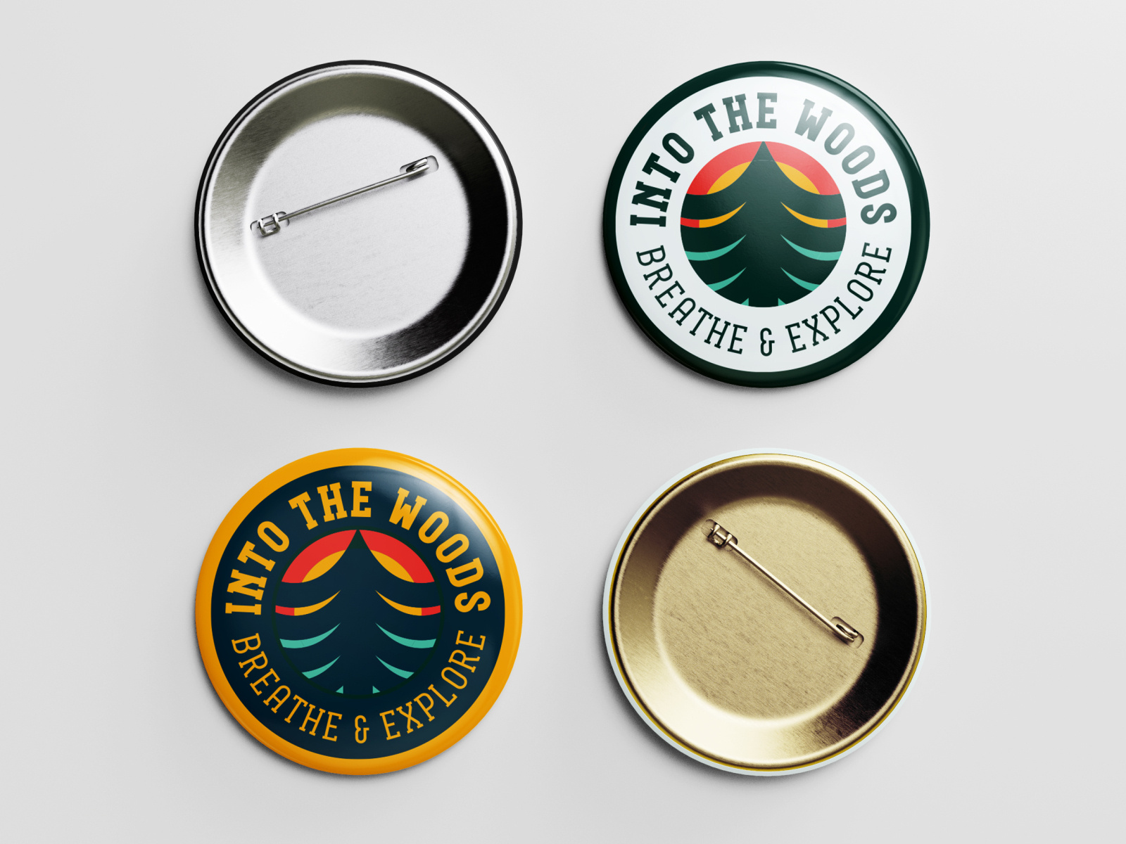 Into The Woods - Badge by Kim Vestergaard on Dribbble