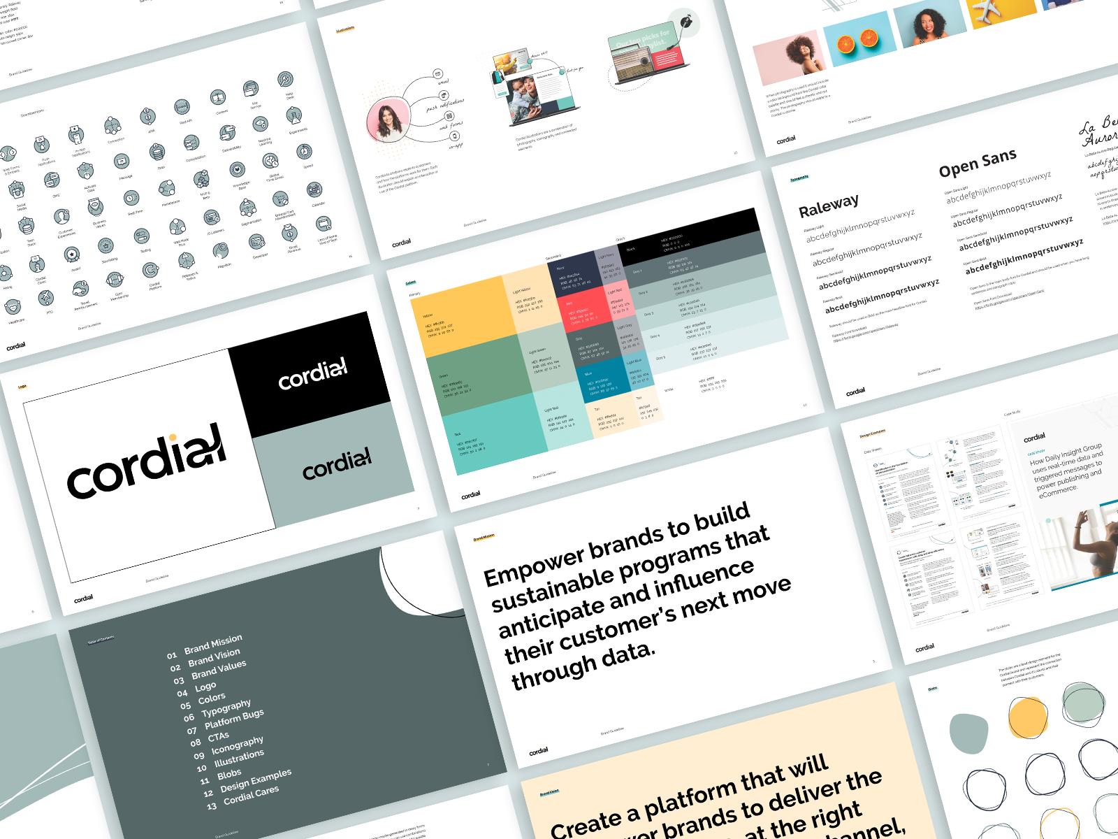cordial brand guide by FINAO® Agency on Dribbble