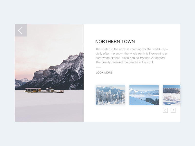 WINTER by UIchen on Dribbble