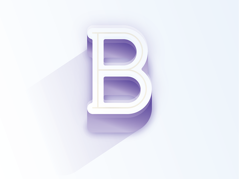 36 Days of Type - B by Mike Meulstee on Dribbble