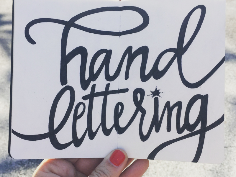 sketchbook lettering by Kelly Pope on Dribbble