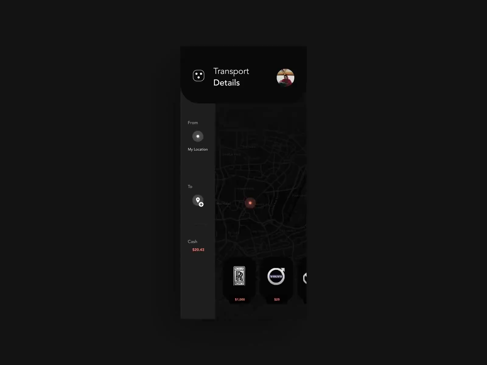 Uber UI Animation by Ameer Ashhab on Dribbble