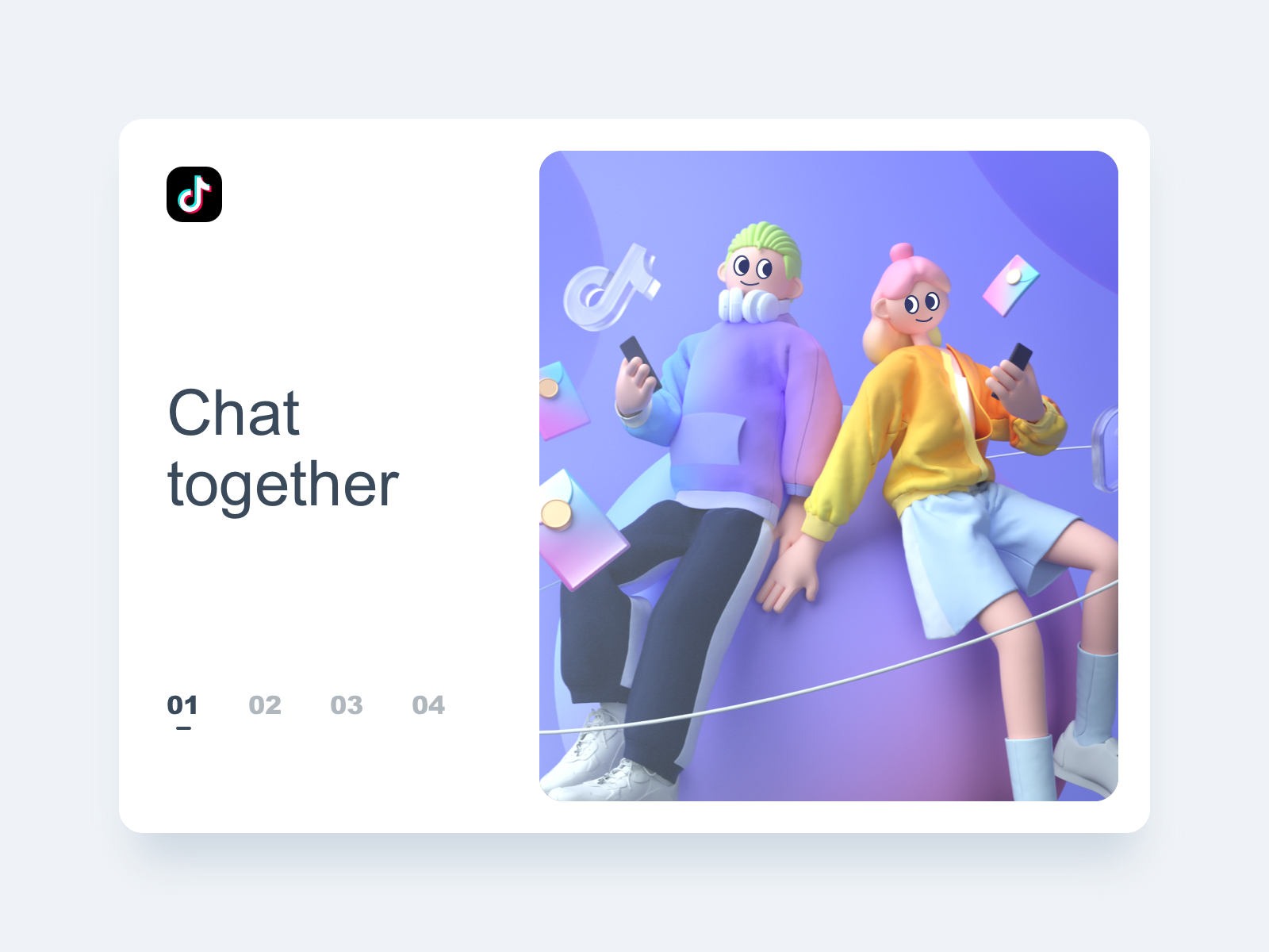 Chat together by JIAJIE on Dribbble