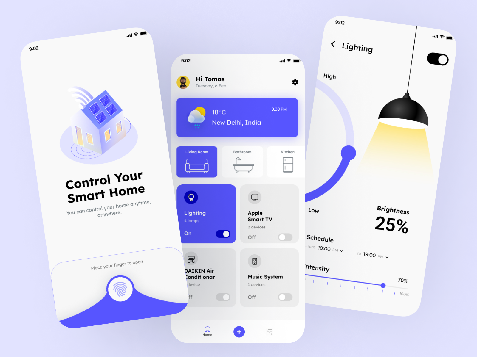 Smart Home Mobile App by UI UX Artist on Dribbble