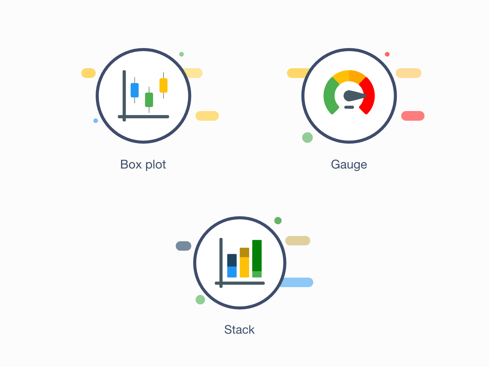 Icons - Boxplot Gauge and Stack by Viraj Sirimanna on Dribbble