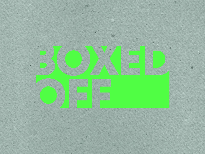 Boxed off type by Jones Studio on Dribbble