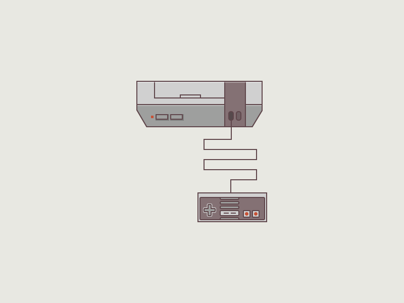 retro nes by Dan Machado on Dribbble