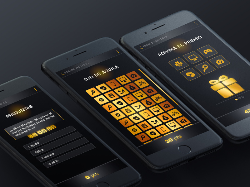 "Escape Perfecto" - UX/UI Design by Fabián Vadillo on Dribbble