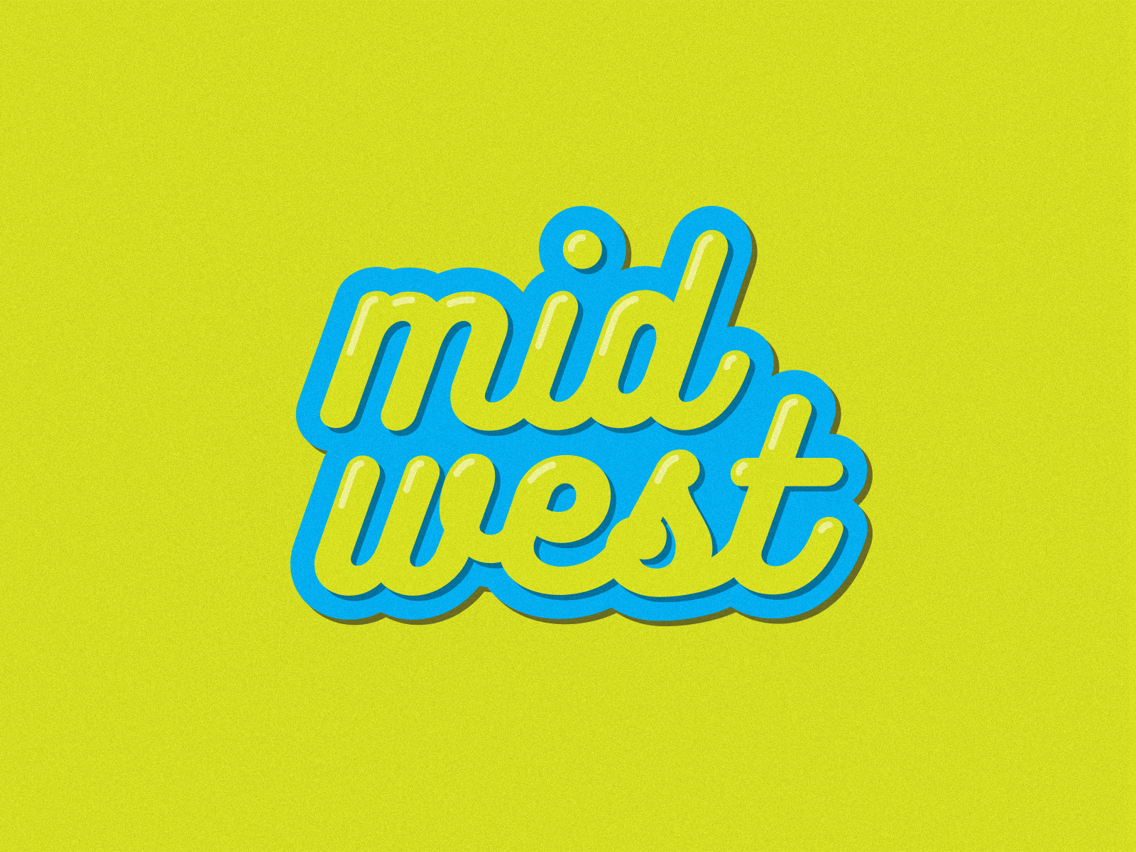 Summer Midwest Script Sticker by Cameron Duneman on Dribbble