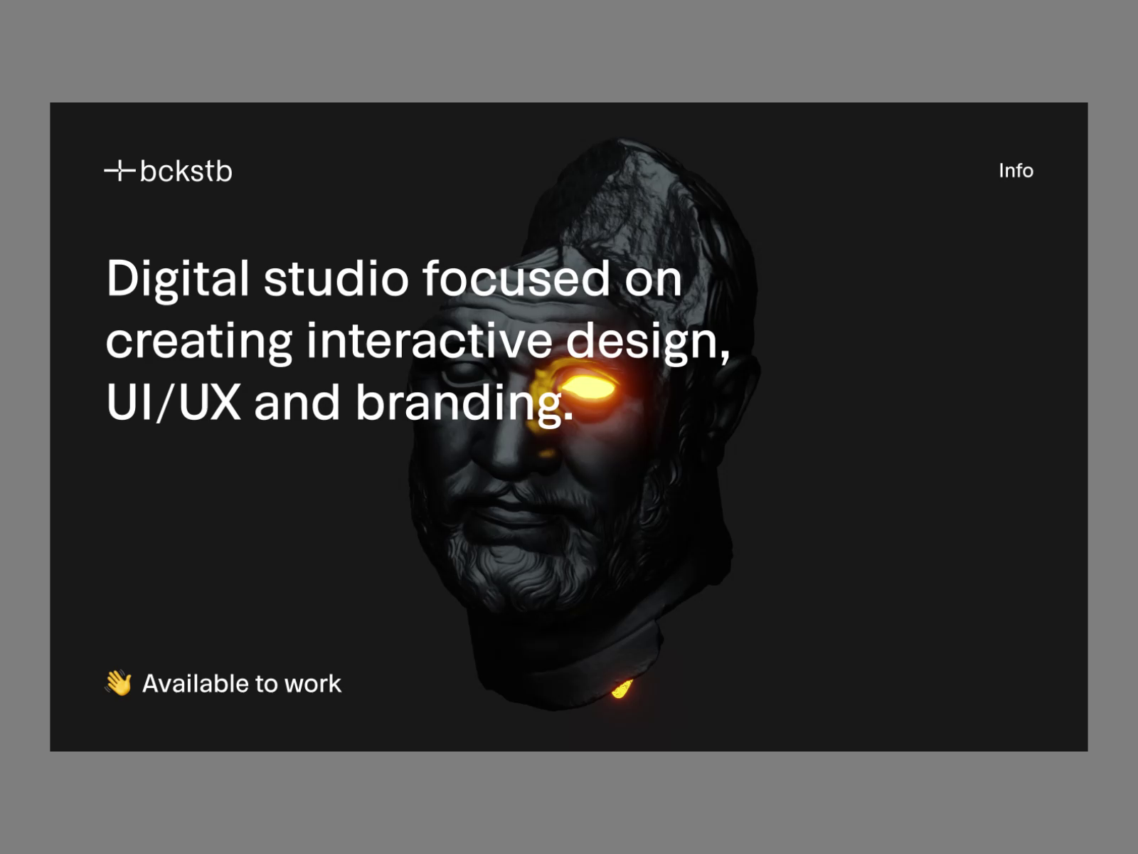 BACKSTAB Studio — Homescreen Animation by Kamil Pietrzak on Dribbble