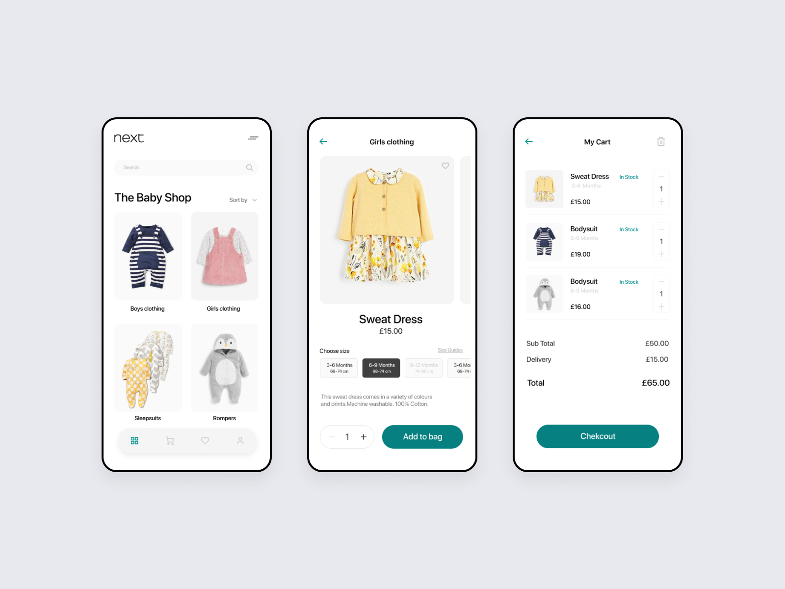 Next mobile app, concept by Anastsia Slutskyi on Dribbble