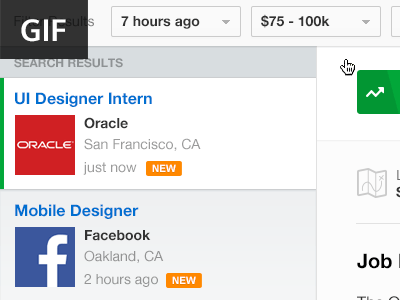 Search Interaction by Rodrigo Parra on Dribbble