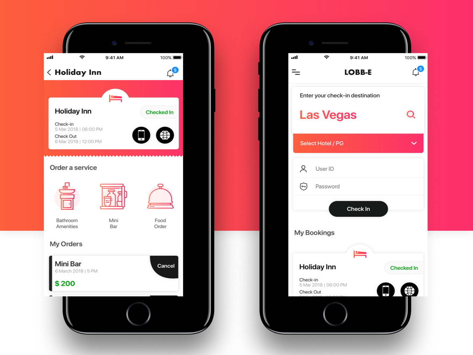 E-Lobby (Hotel Booking App) by Manish on Dribbble