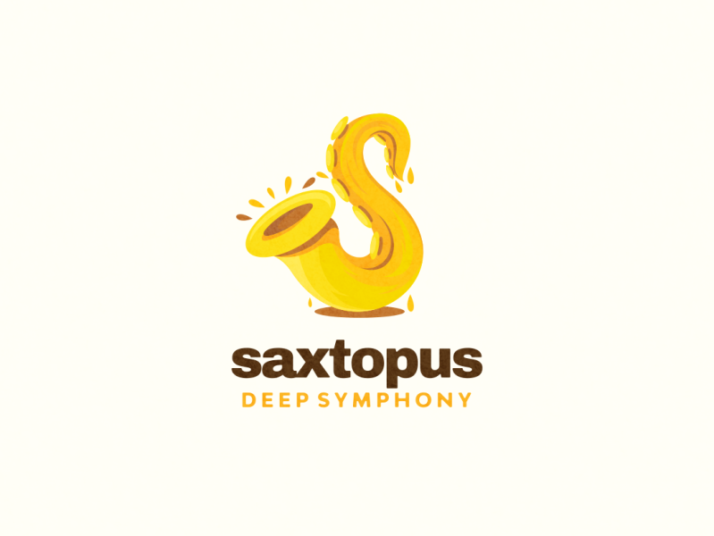 saxtopus logo combination by bernadif.dion on Dribbble
