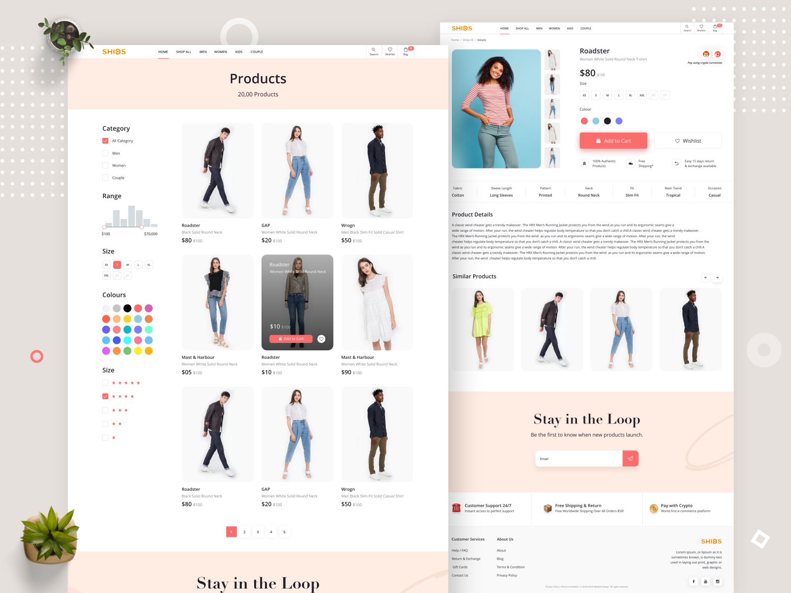 Product listing Page and Product Details Page-E-commerce Website by ...