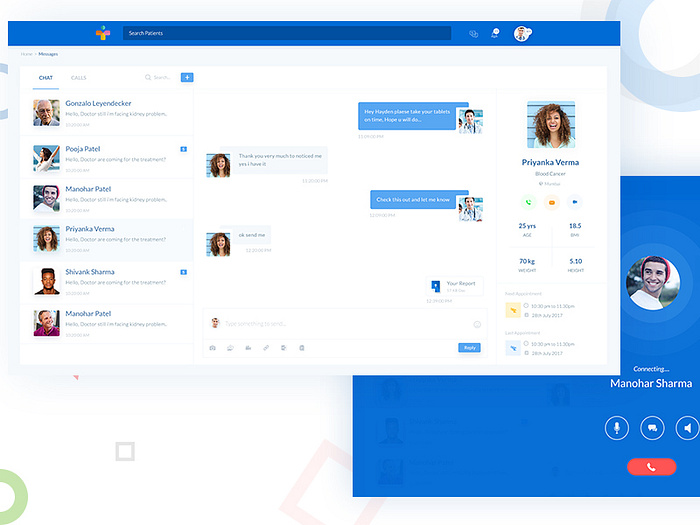Web Chat Application by Arvind Patel on Dribbble