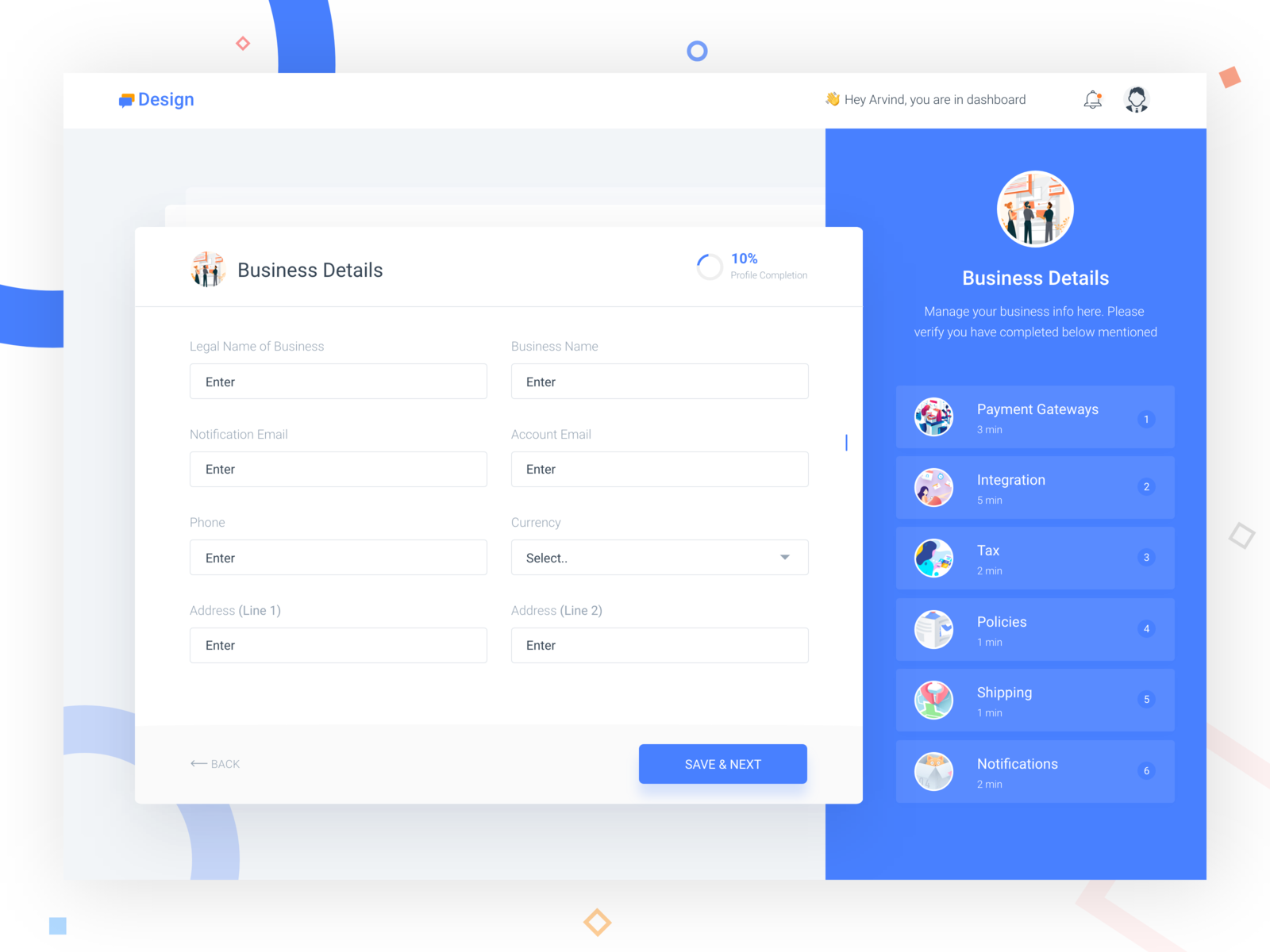 Customer Onboarding by Arvind Patel on Dribbble