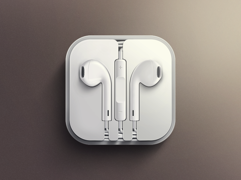 EarPods icon @2x by Geldy on Dribbble