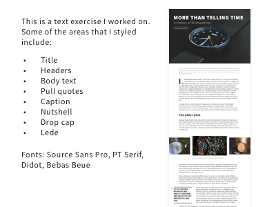 Styling Text by Zaid Rasid on Dribbble