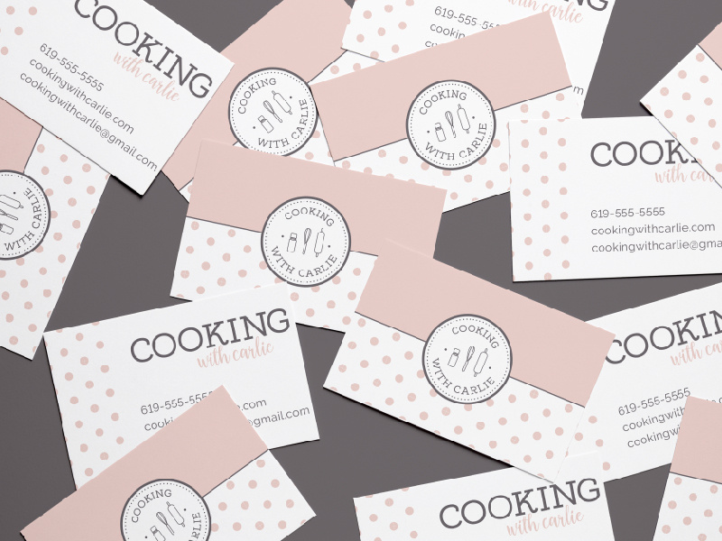 Essential Oils Cooking Company Business Cards by Jewell Maile on Dribbble