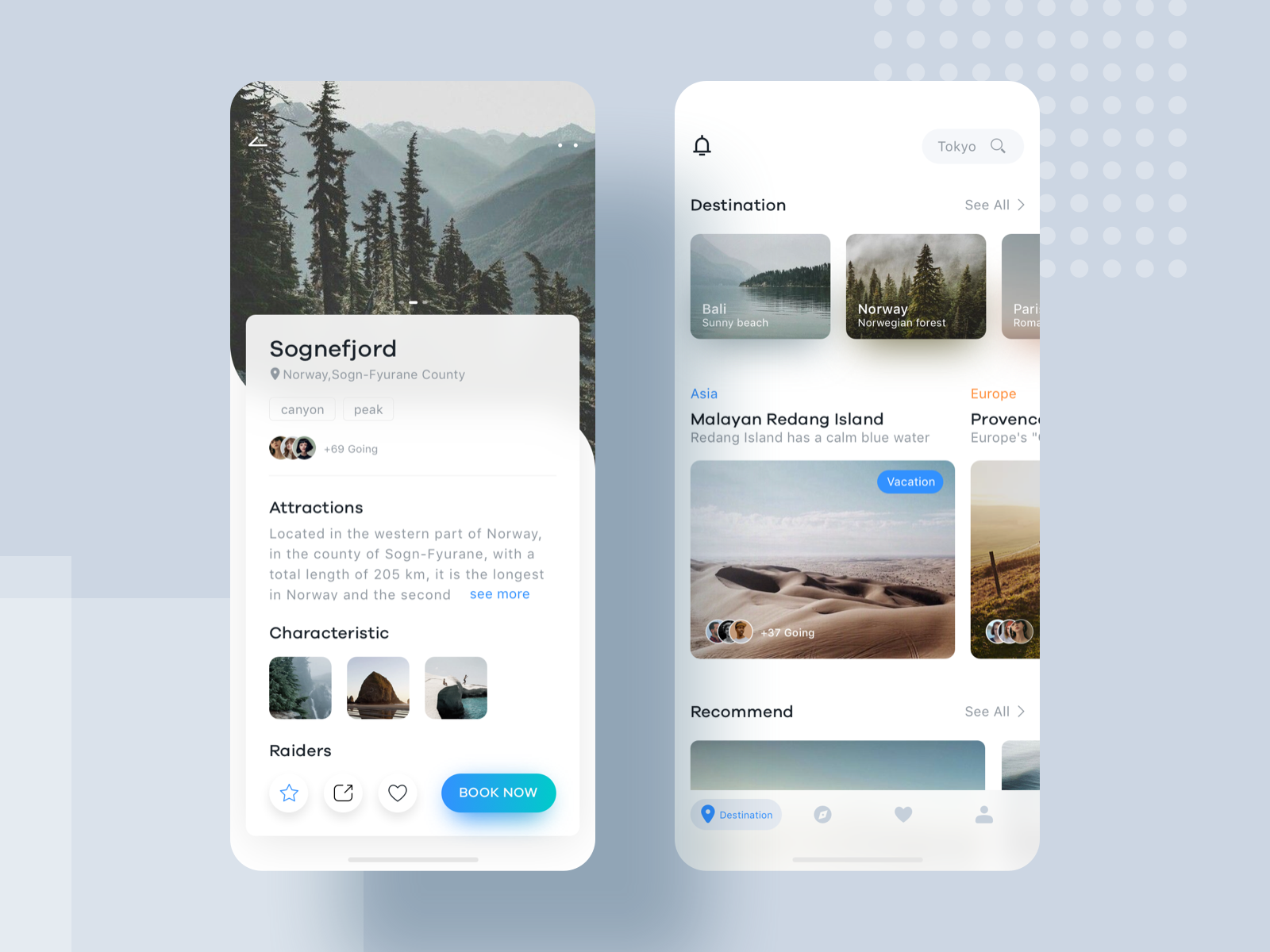 Travel APP by Yin Fang on Dribbble