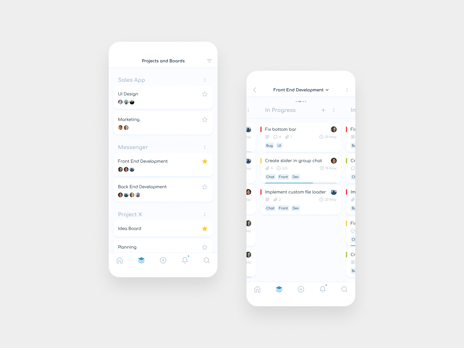 Kanban Board by Ivan Vasilchenko on Dribbble