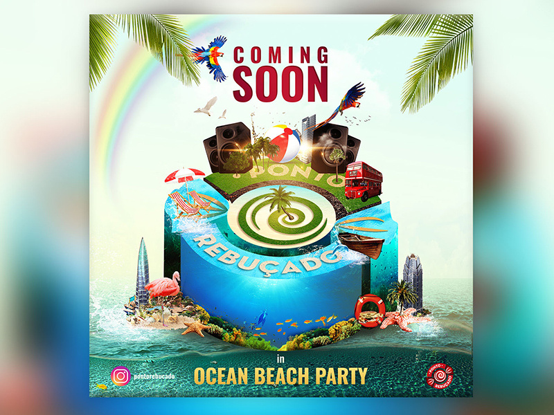 Ocean Beach Party - Creative Artwork by Mohamed Farlees on Dribbble