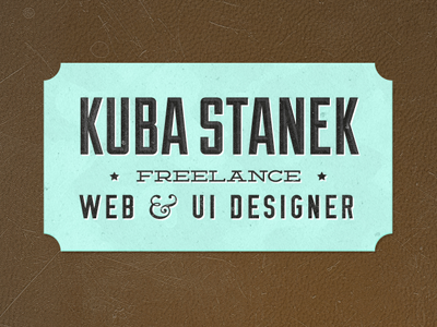 Typo play by Kuba Stanek on Dribbble