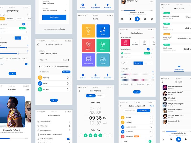 Mobile App UI by Pixians on Dribbble