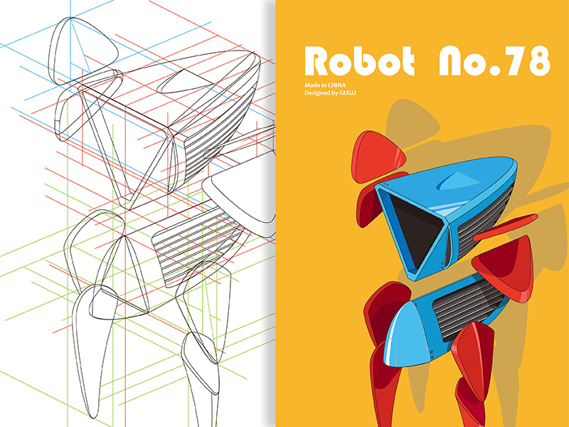 Robot 78 by GUGU on Dribbble