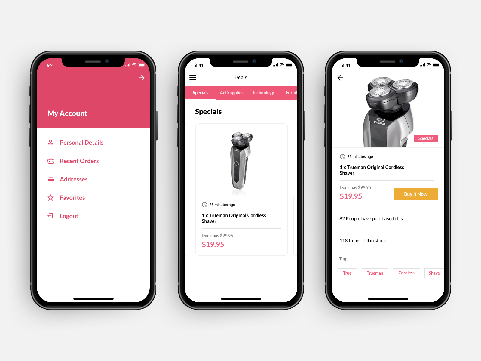 Dribbble - deals-app-ui-menu-single.png by AppUiTemplates