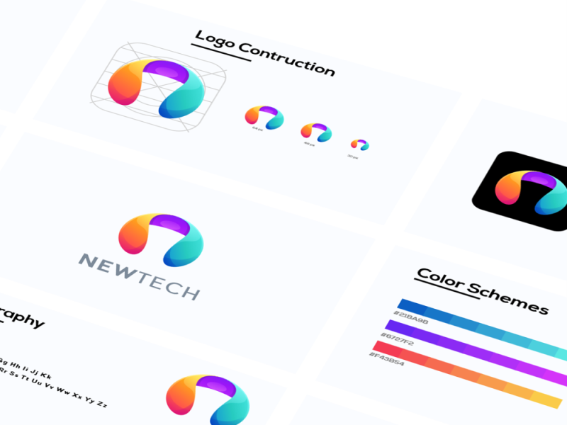 new tech logo by alonkelakon on Dribbble