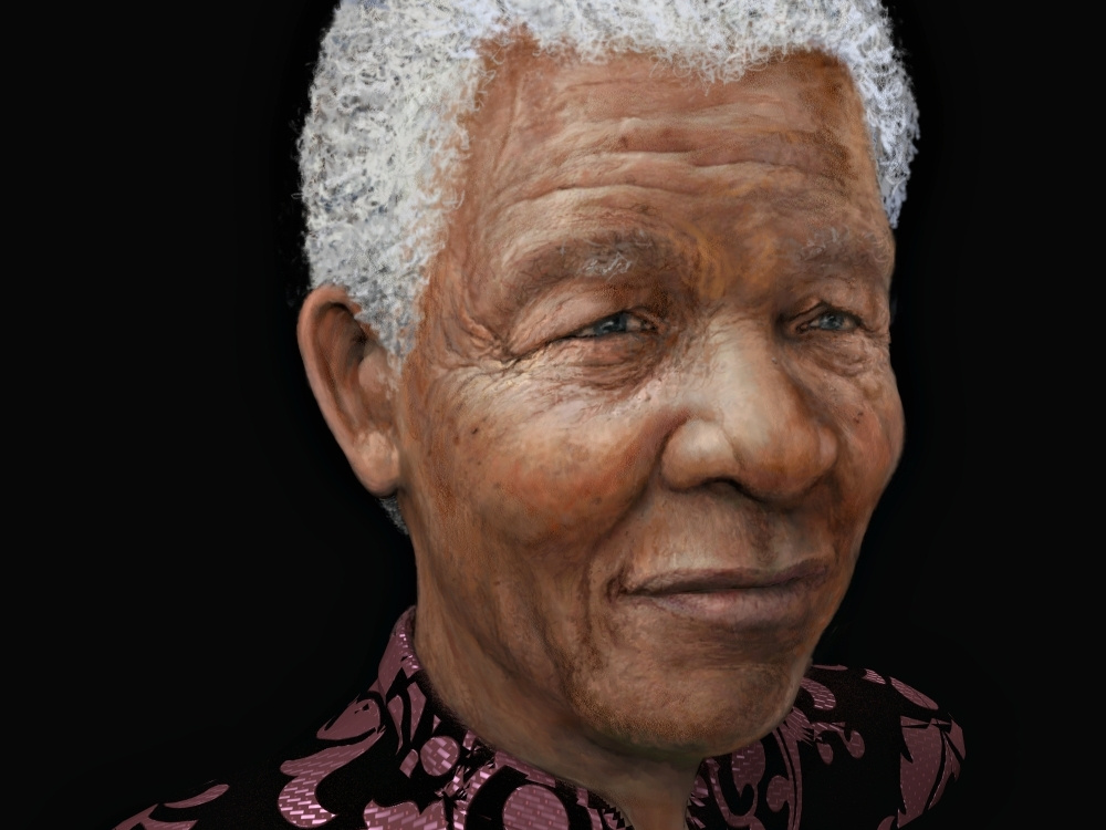 Nelson Mandela - from my 3D model by Ian Rossenrode on Dribbble
