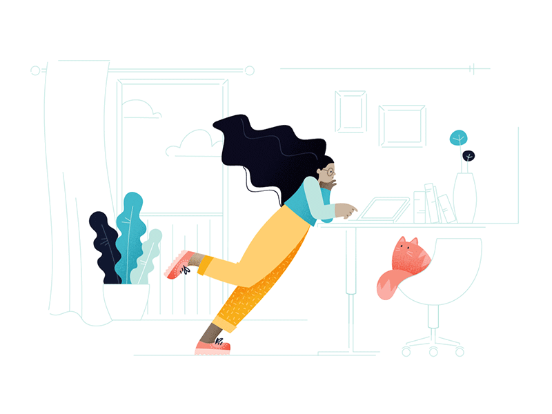 Remotejobs 1 Gif by Lídia Díaz on Dribbble