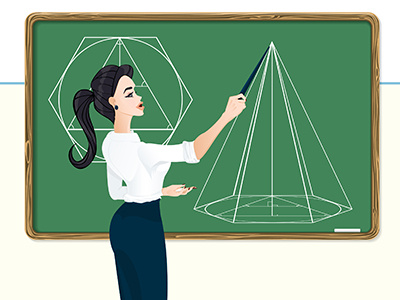 Beautiful math teacher by Adriana Dranga on Dribbble