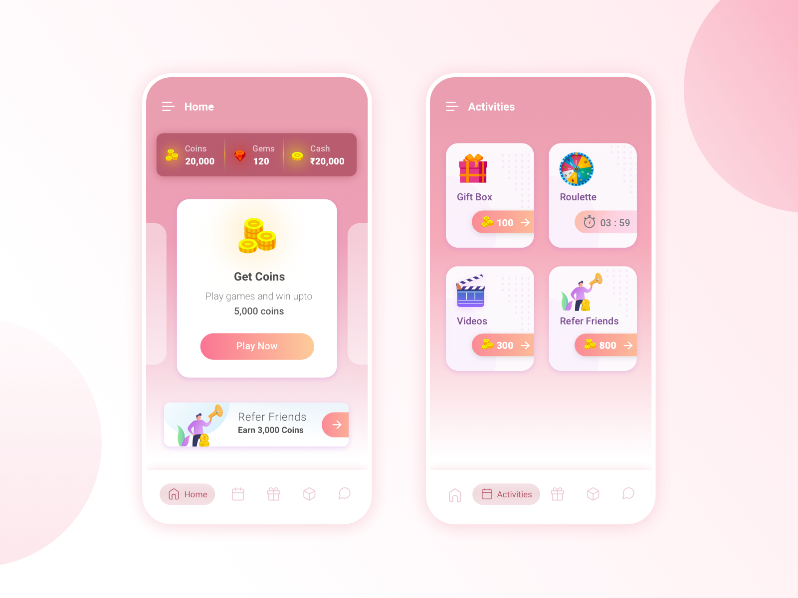 Money earning app by Nandha Kumar on Dribbble