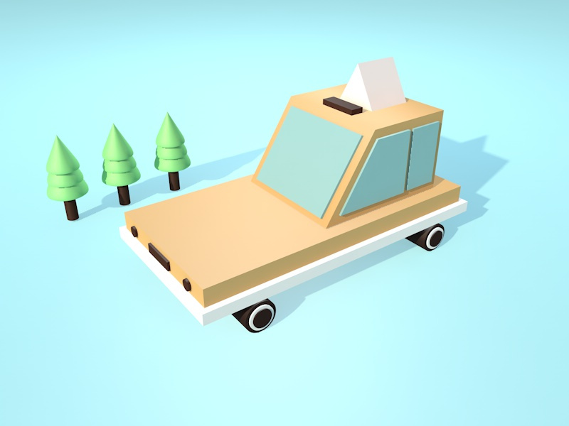 CAR-C4D modeling exercises by Janice on Dribbble