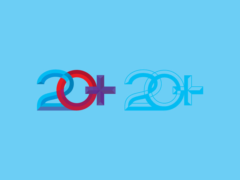twenty plus by Emily A Cooke on Dribbble