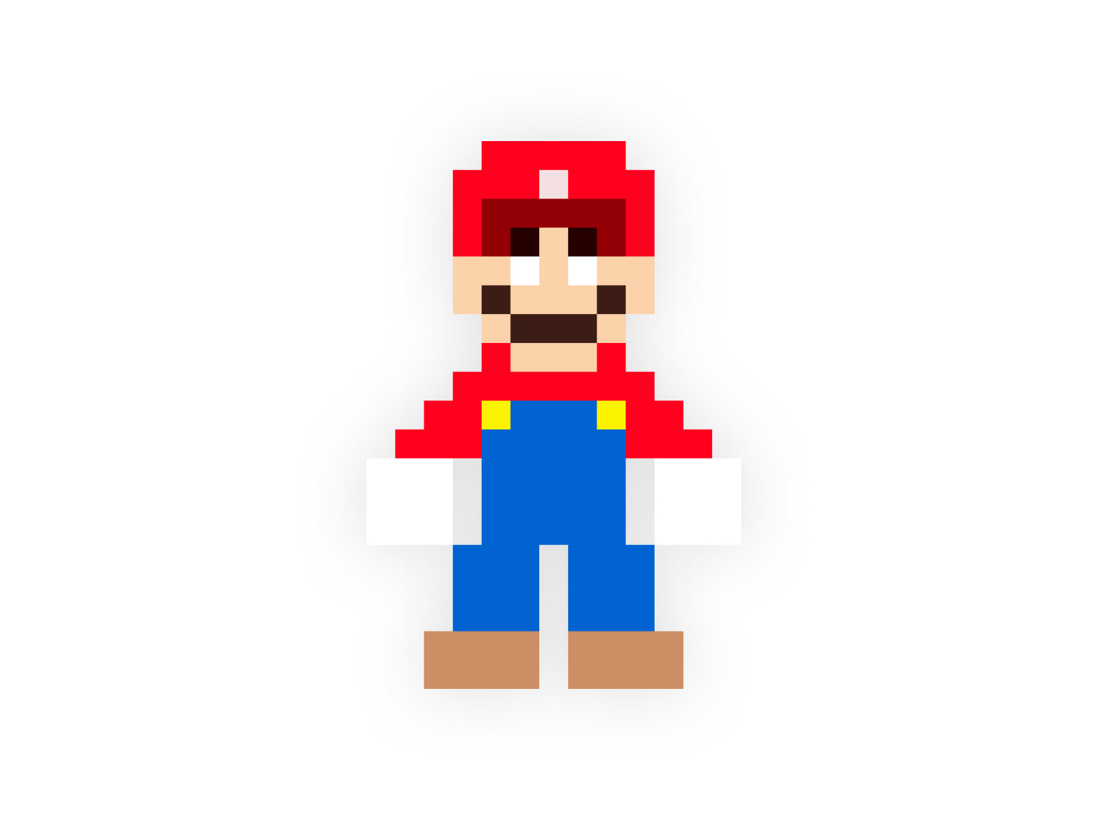 Pixelized Mario by Aiden J on Dribbble