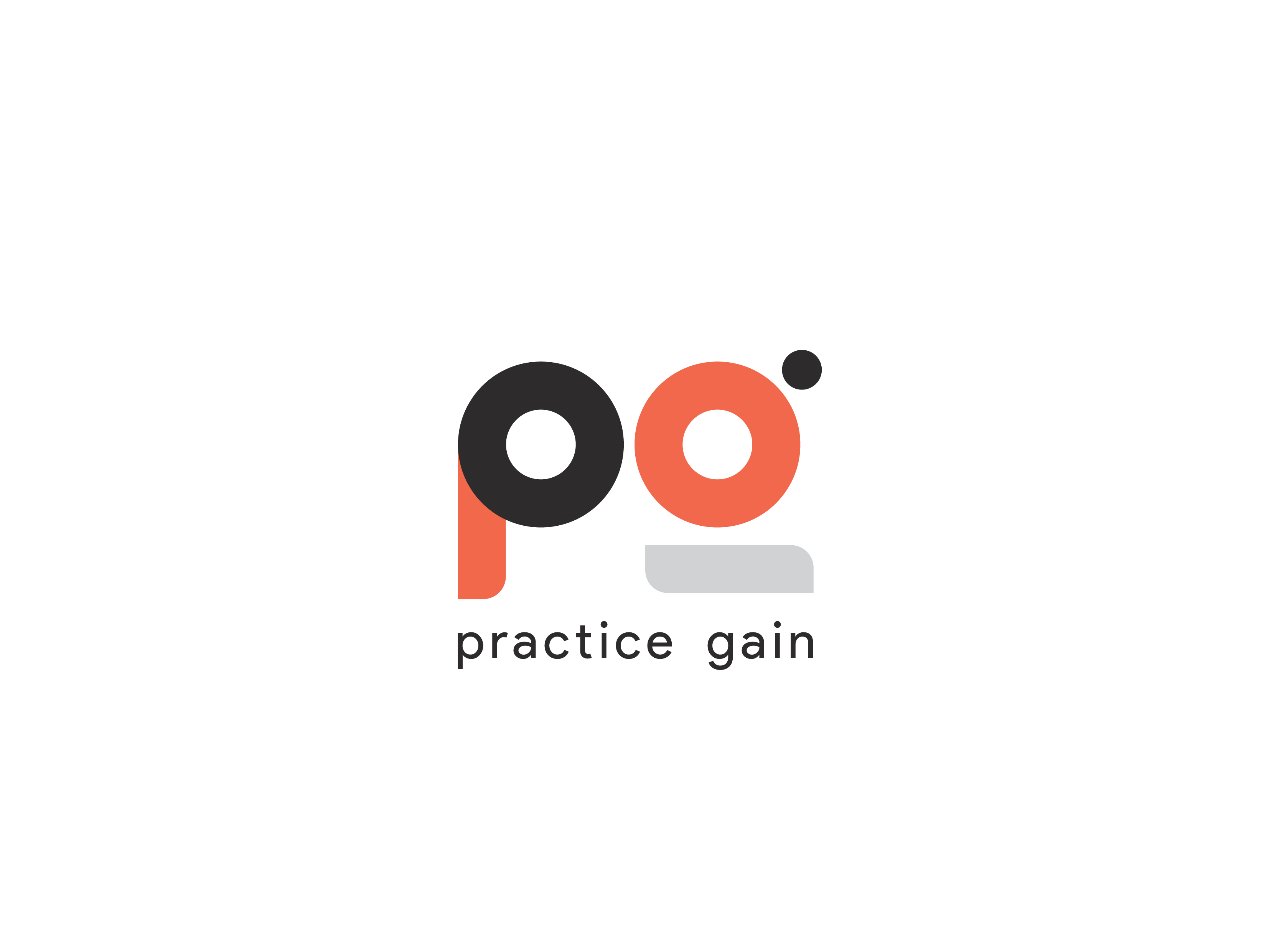 Dribbble - practice_gain_logo_04212019-01.png by RaspBerry Design