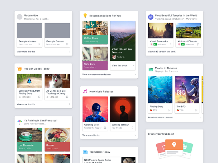 Browse thousands of Discovery UI images for design inspiration | Dribbble